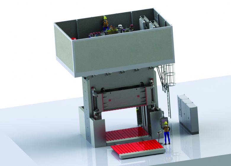 ITSA New hydraulic press of 30,000 kN press force
