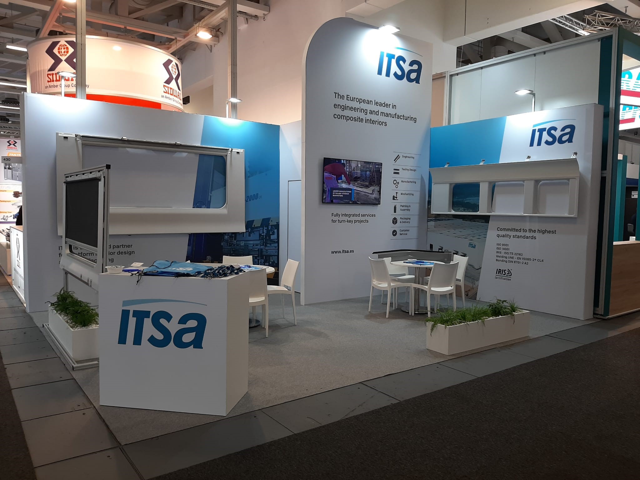 ITSA Come visit us at Innotrans Berlin 2024 Hall 3.1 stand 430